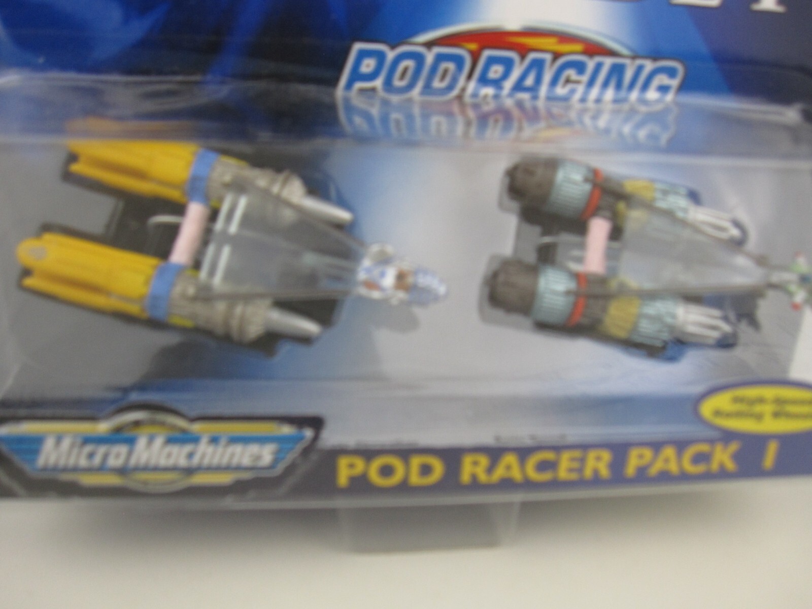 1999 Galoob Star Wars Micro Machines Episode I Pod Racer Pack 1 MOC BIS ...