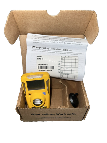 H2S Monitor Honeywell BW Technologies BWC2-H Clip Single Gas ~ NEW | eBay