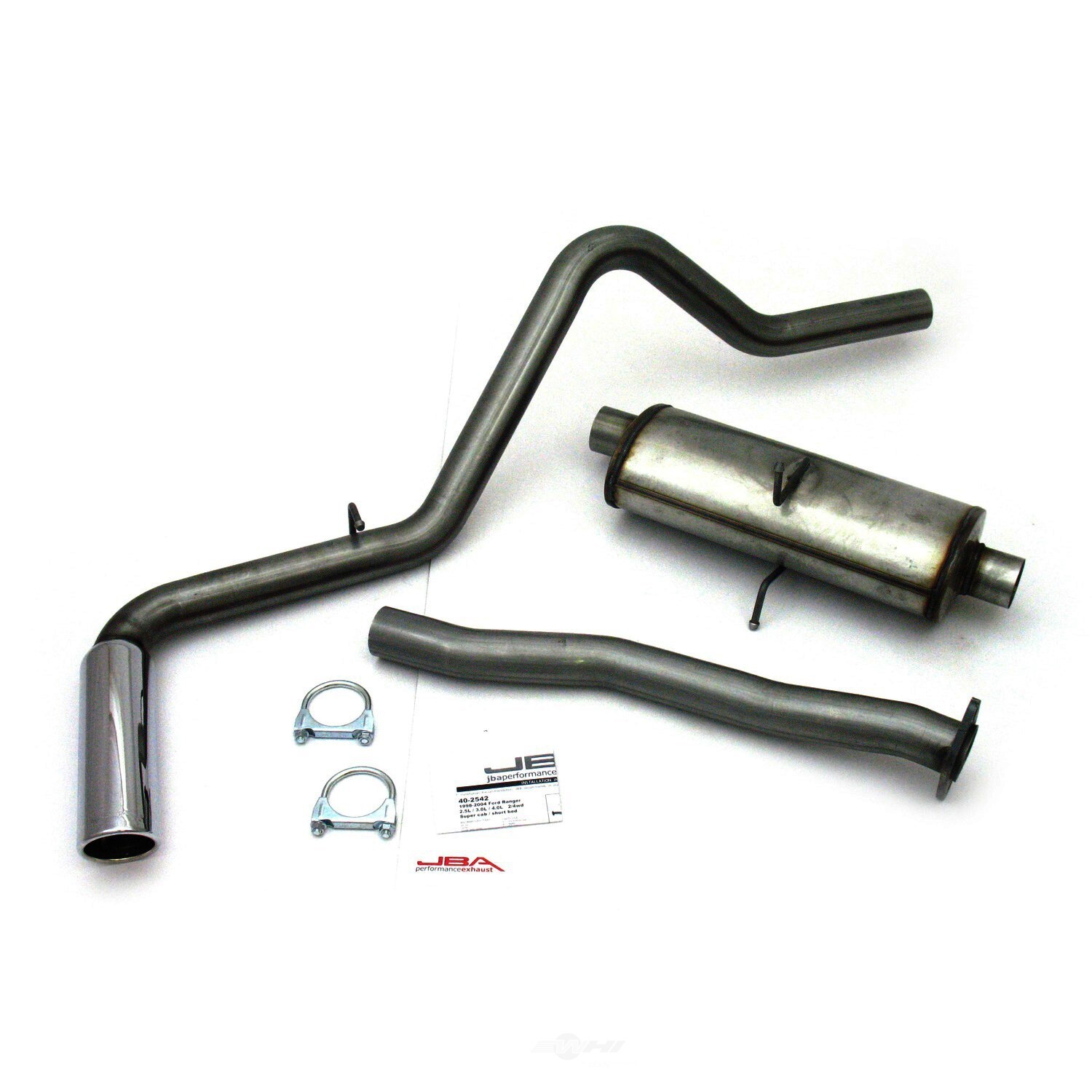Exhaust System Kit-Extended Cab Pickup JBA Racing Headers fits 1998 ...
