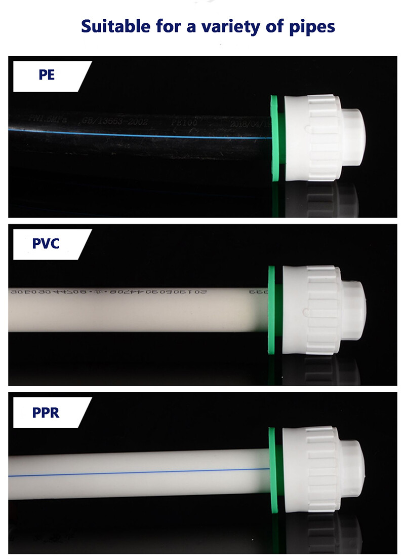 PPR Pipe Quick Coupling End Cap Quick Installation Plastic Tube Plug ...