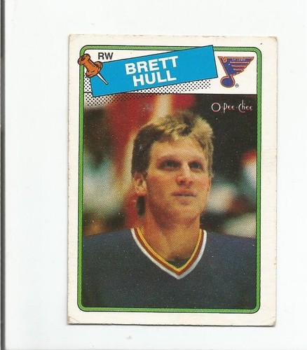 1988-89 BRETT HULL O-PEE-CHEE HOCKEY CARD #66 ROOKIE "NICE CARD" | eBay