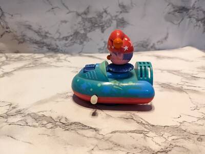 Vintage Toy Wind Up Plastic Greenish Blue Hovercraft Boat | eBay