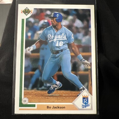 1991 Upper Deck Bo Jackson. Ranked 8th Overall Most Expensive Card In ...
