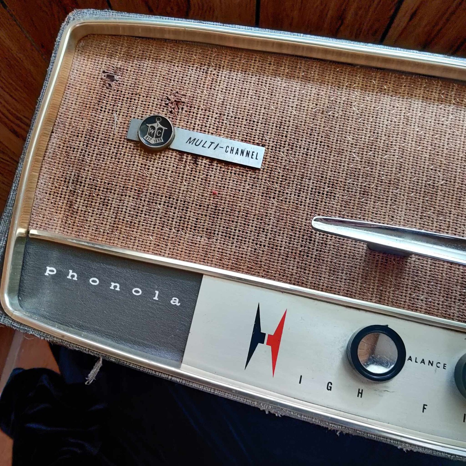 1960s Atomic Age Phonola 2262 Portable Record Player Stereo - WORKS ...