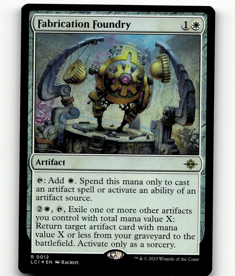 4x FOIL - MTG Fabrication Foundry #12 - The Lost Caverns of Ixalan | eBay