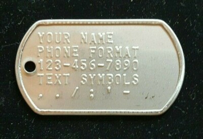 CRAB/ LOBSTER/ ANIMAL TRAP/ ID IDENTIFICATION TAG Custom STAINLESS ...