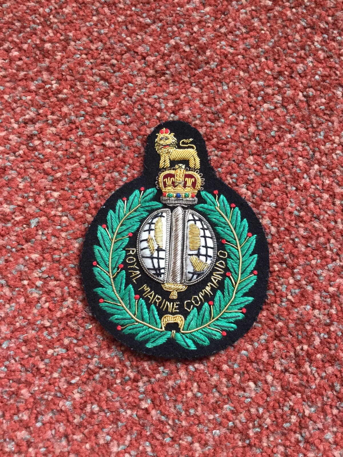 Royal Marine Commando Bullion Wire Blazer Badge Excellent | eBay UK