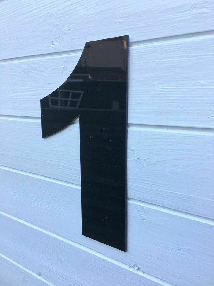 EXTRA LARGE FRONT DOOR NUMBERS BIG HOUSE NUMBERS LARGE 25CM WHITE HOUSE ...