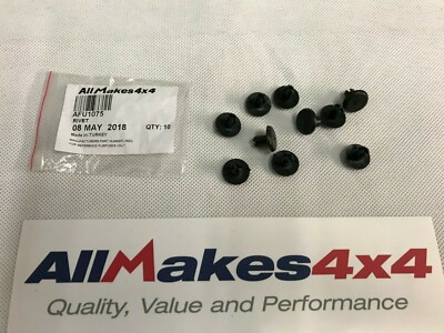 Allmakes Land Rover Defender Wheel Arch Mud Spat Eyebrow Rivet Clips ...