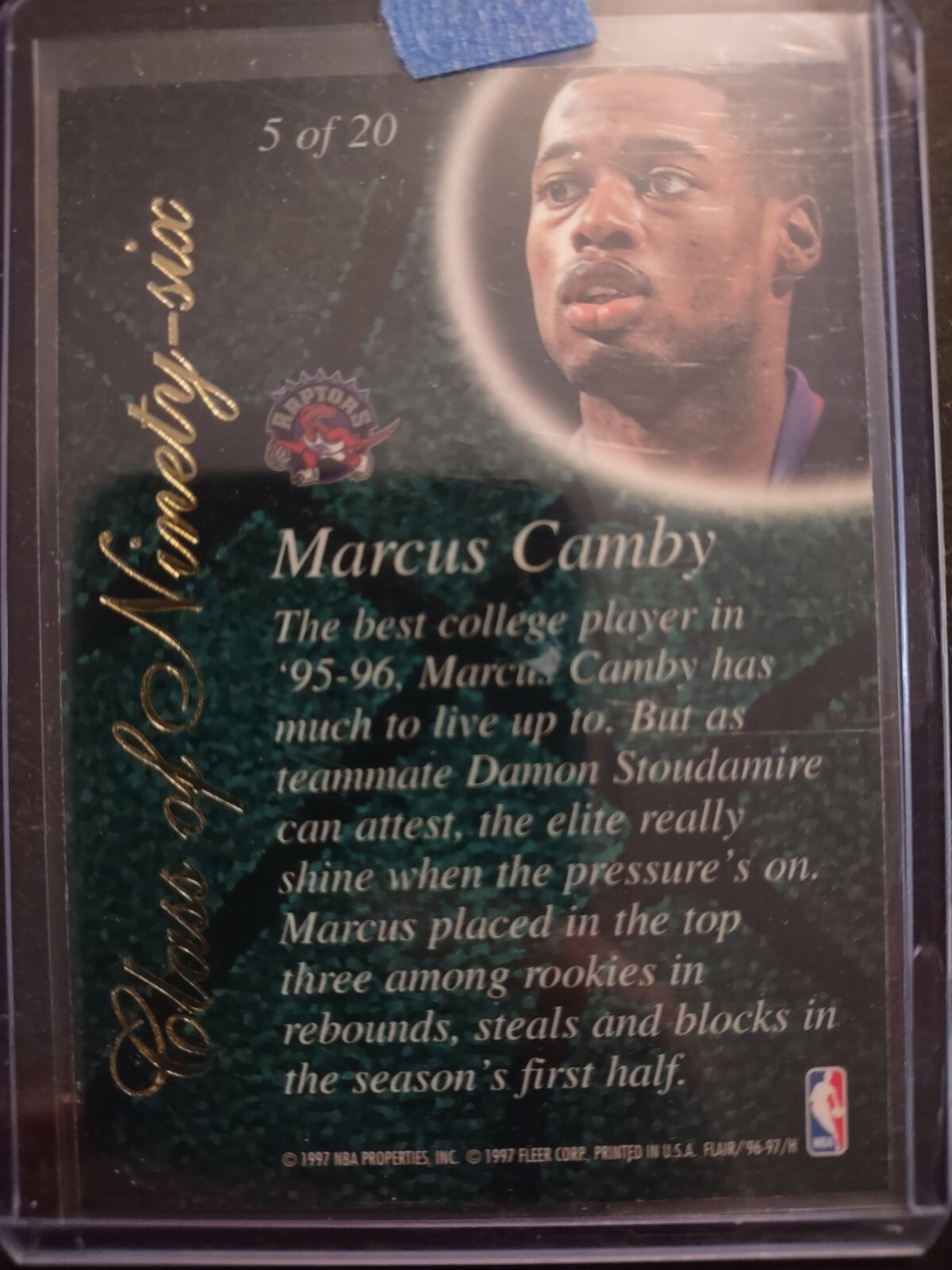 1996 97 Flair Showcase Marcus Camby Class Of Ninety Six Rc | eBay