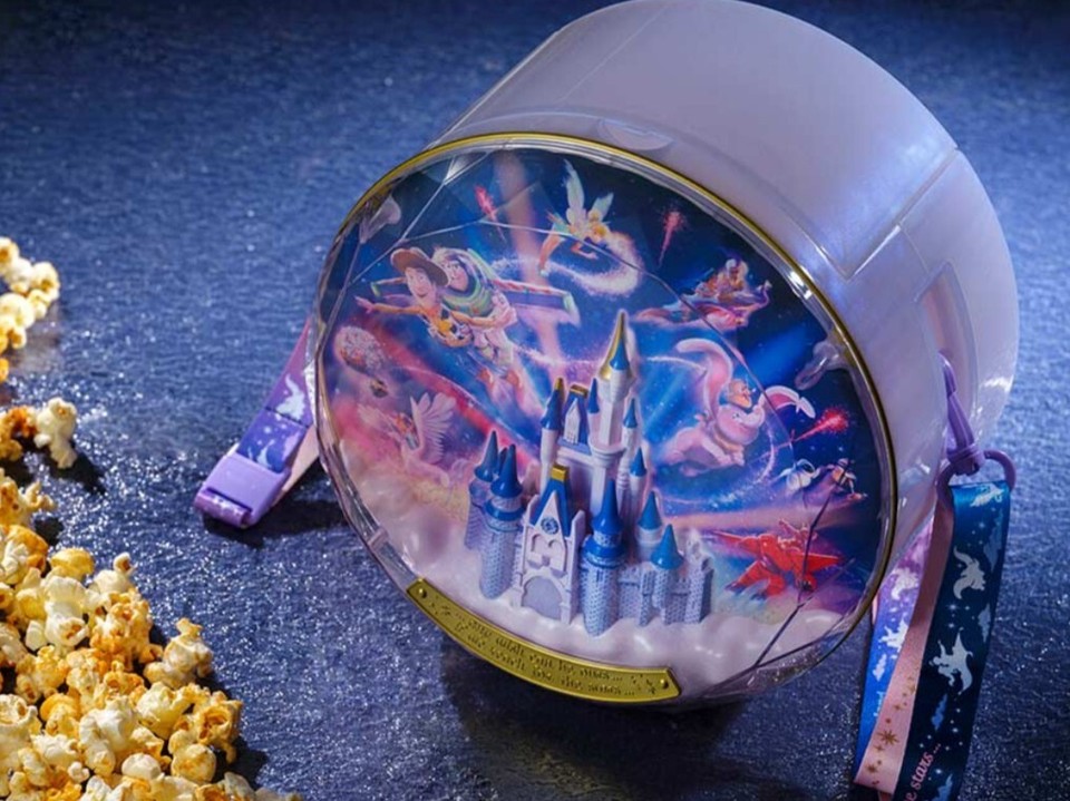 Japan Tokyo Disney Resort Popcorn Bucket Reach for the Stars Cinderella ...