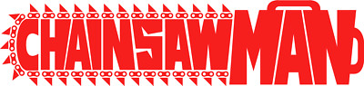 Chainsaw Man Logo Red Weatherproof Anime Sticker 12" Car Decal | eBay ...