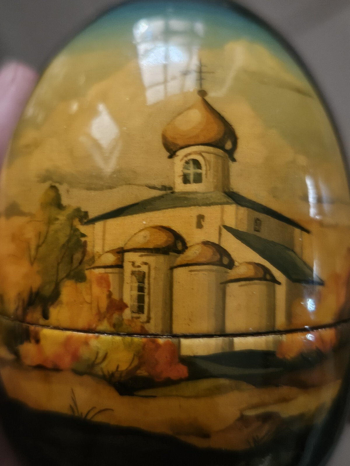 Rare Russian Hand Painted Lacquer Egg 3pcs | eBay