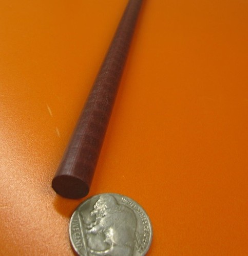 PTFE Rulon LR Round Rod, Maroon Tint, 3/8" Diameter x 1 Foot Length | eBay