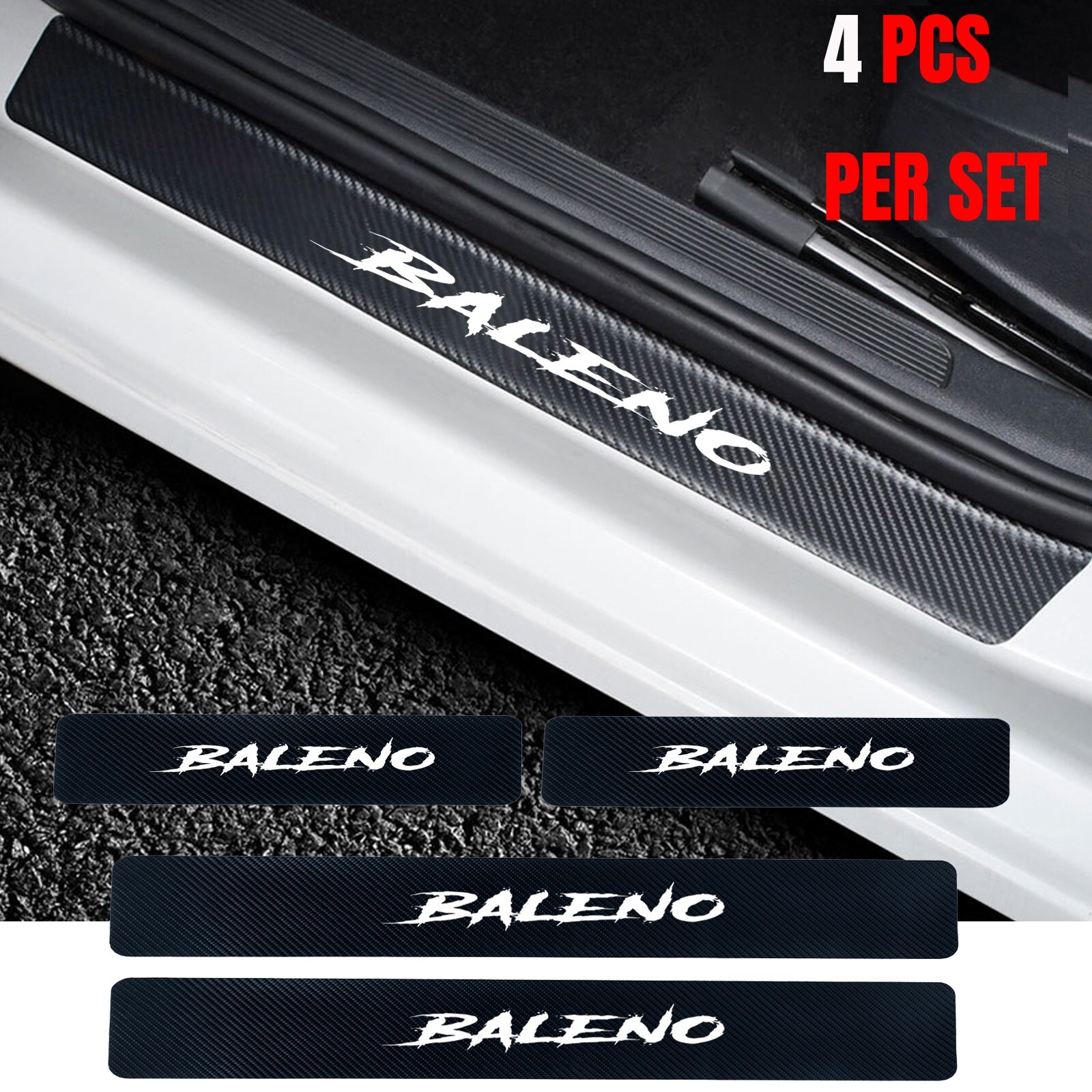 For Suzuki Baleno Car Door Plate Sill Scuff Anti Scratch Sticker ...
