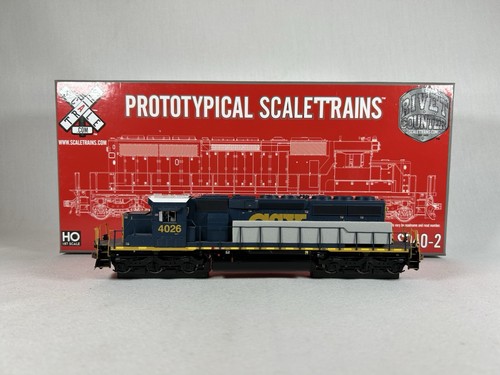 HO ScaleTrains DCC Sound Custom Ditch Lights CSX SD40-3 #4026 | eBay