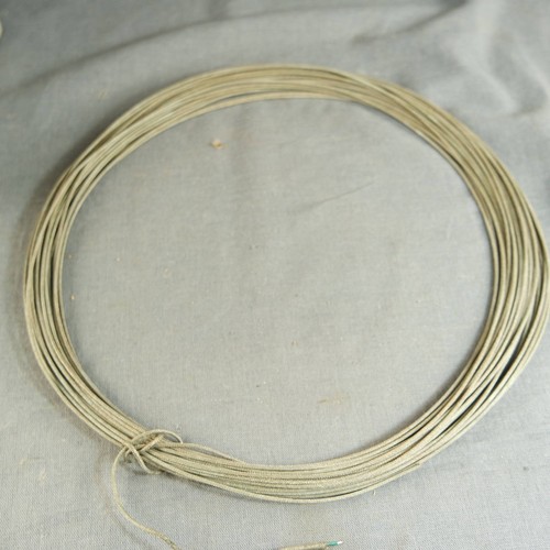 29 Feet of Vintage Bare Shield Covered Wire 22 AWG for Antique Radio ...