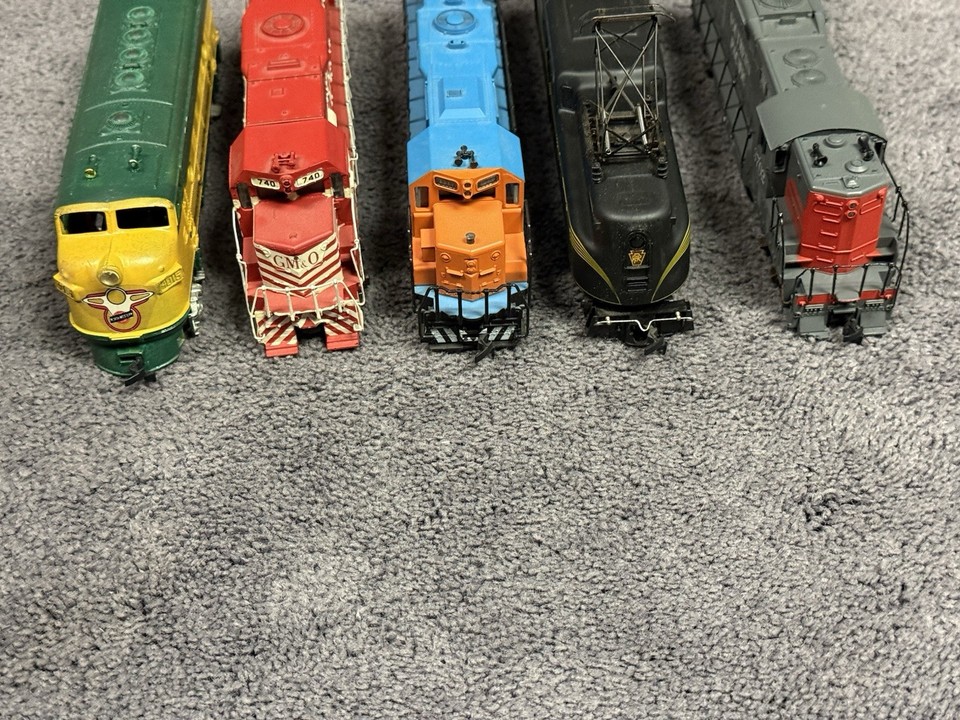 Lot of 5 HO Train Engines Pennsylvania GT GM & O Southern Pacific ...