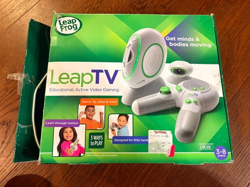 Leap Frog Leap TV Video Gaming Console w/ 1 Controller and 2 Games | eBay