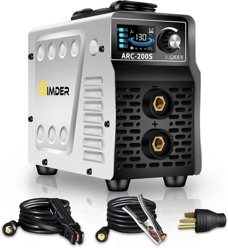 SSIMDER Mini Stick Welder Machine 110V/220V 130A 2 in 1 Stick/Arc/Lift ...