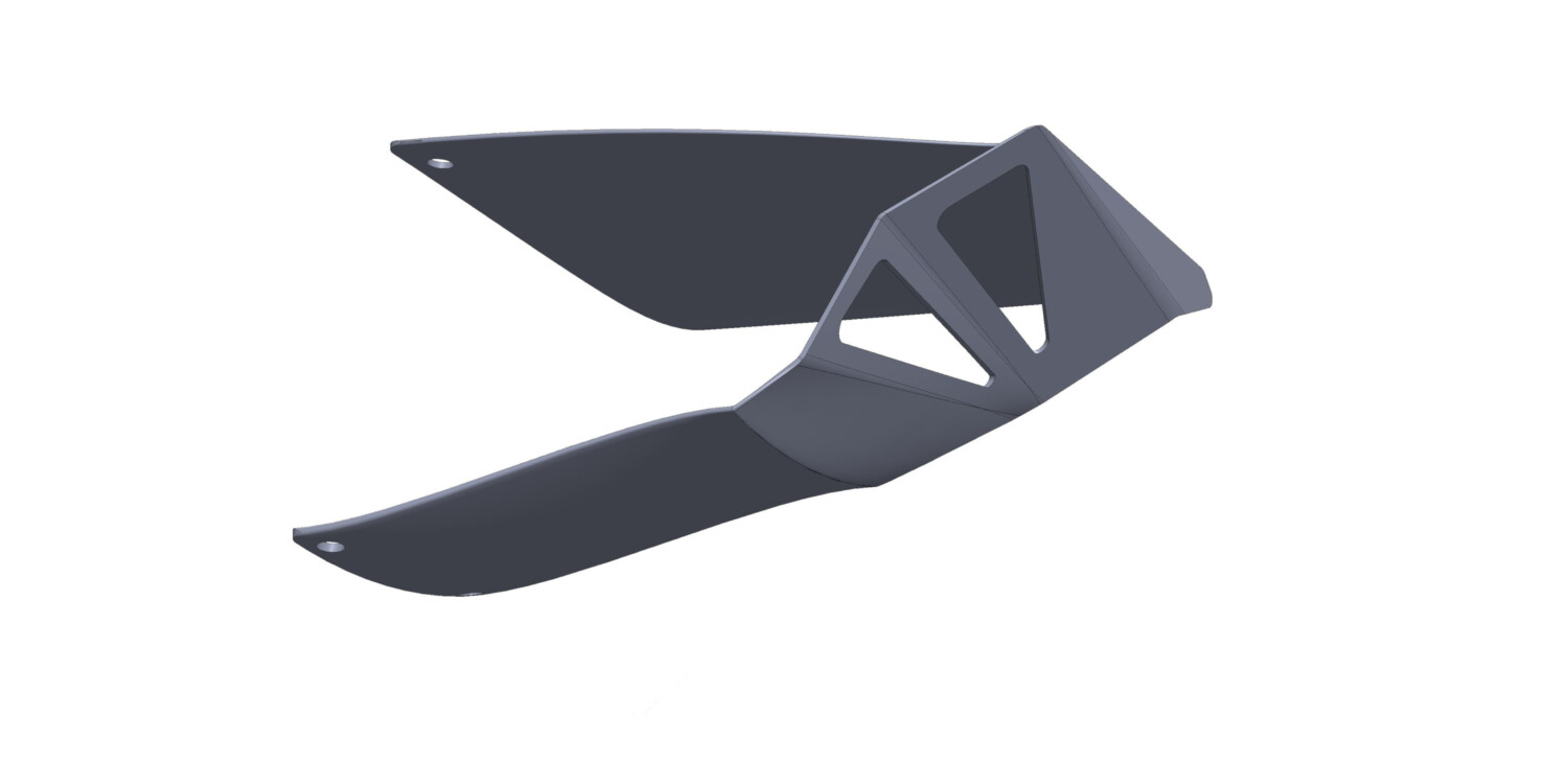 Yamaha YZF R6 / R1 all Universal Carbon Winglets Set downforce Gripone ...