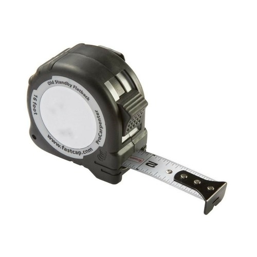FastCap ProCarpenter Flatback Tape Measure, PS-FLAT16 Black, Memo on ...