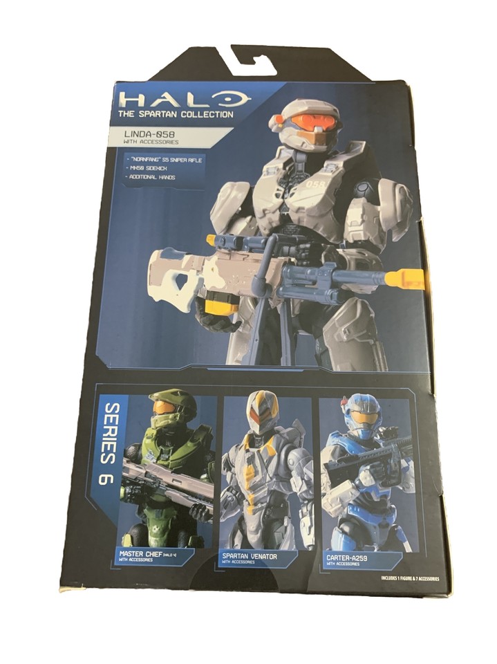 Jazwares Halo Spartan Collection Series 6 Linda-058 Action Figure | eBay