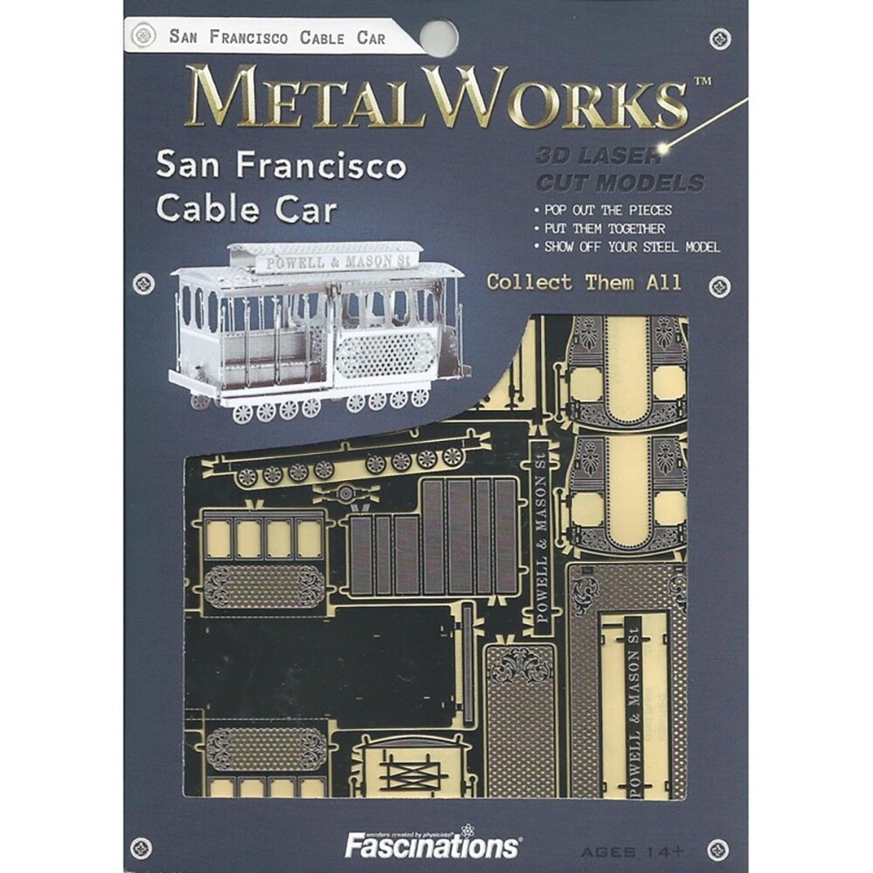 Metal Earth San Francisco Cable Car Model Kit | eBay