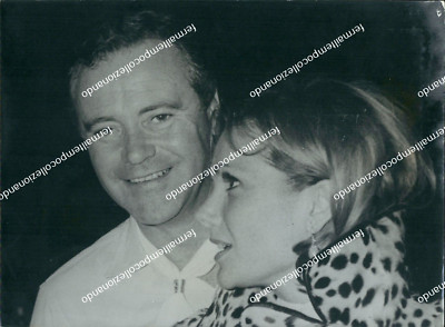 fo2365 foto originale l'attore jack lemmon con la moglie felicia farr a ...