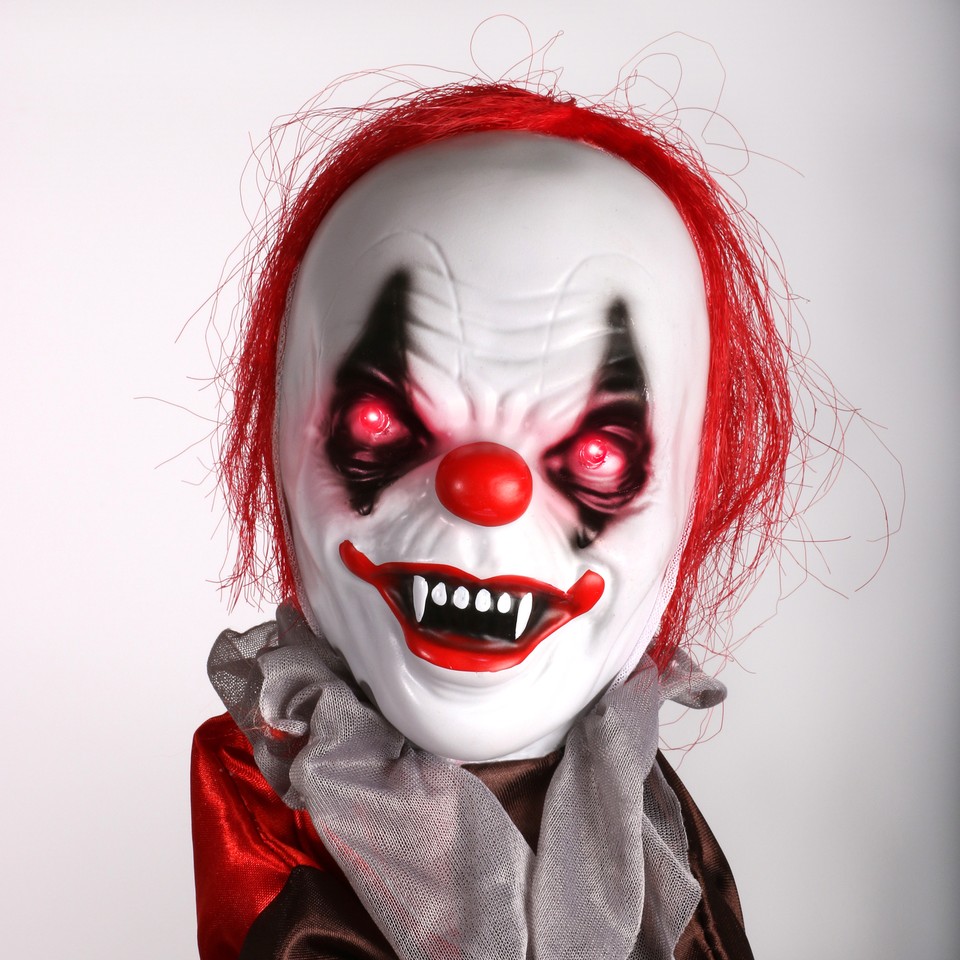 ANIMATED HALLOWEEN DECORATION PROP SCARY SOUND LIGHT AND MOVEMENT ...