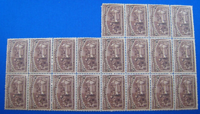UNITED STATES -1893 - SCOTT # 234 - BLOCK OF 20 MNH (u31) | eBay