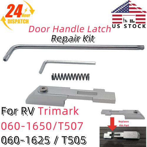 1SET of Door Handle Latch Repair Kit For RV Trimark 060-1650 / T507 ...