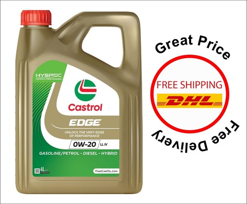 Castrol Edge 0W-20 LL IV Car Engine Oil Fully Synthetic Hyspec Standard ...
