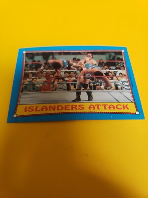 1987 Topps WWF Wrestling Stars Islanders Attack #30 | eBay