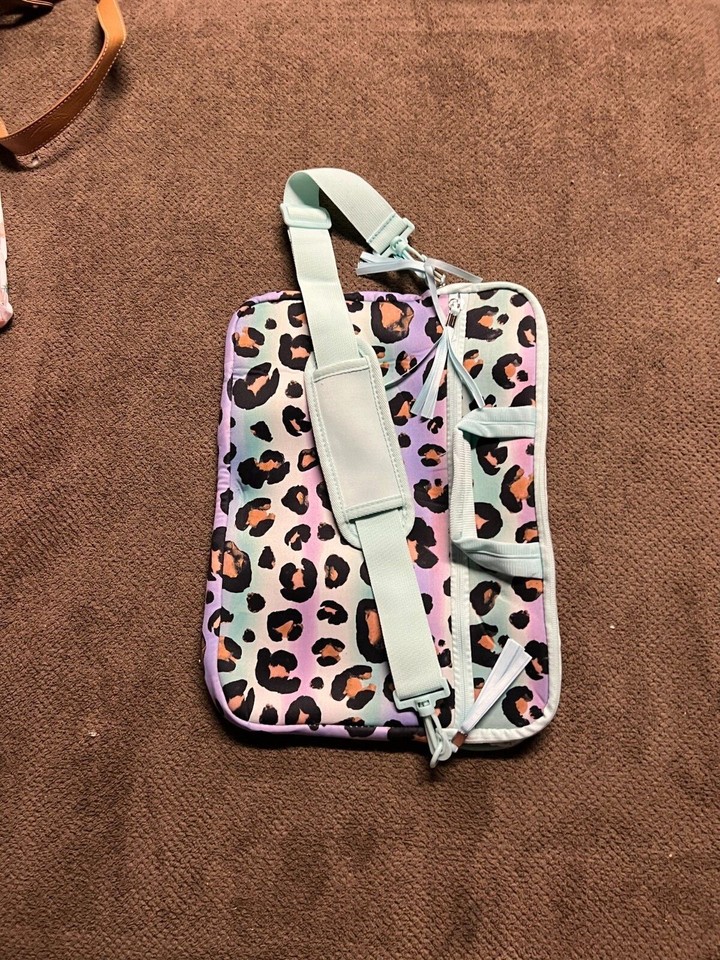 multi color cheetah laptop bag | eBay