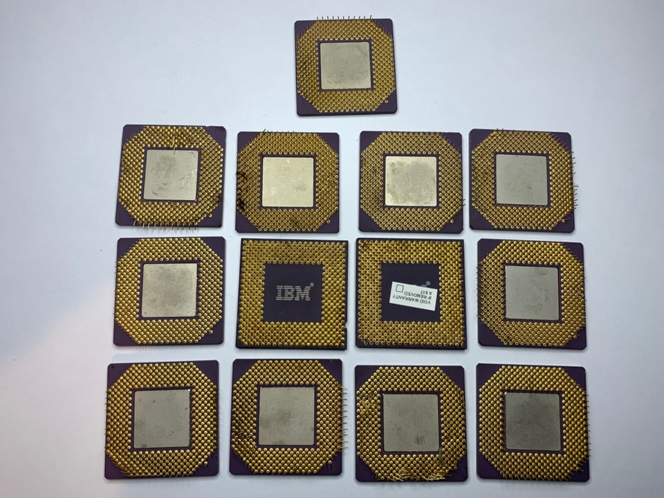 Lot of Vintage IBM NexGen Nx586 RISC86 MicroArchitecture CPU/Processor ...