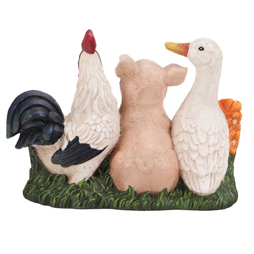 Outdoor Welcome Small Animals Garden Statue | eBay