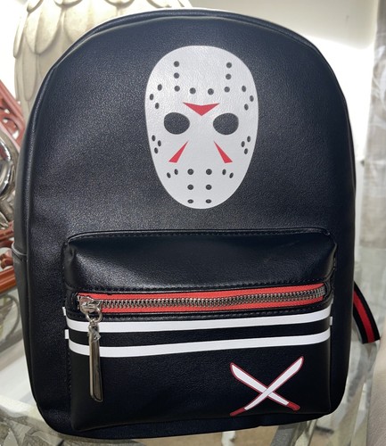 New Bioworld Friday the 13th BIOWORLD Mask Stripes Jason Mini Backpack ...