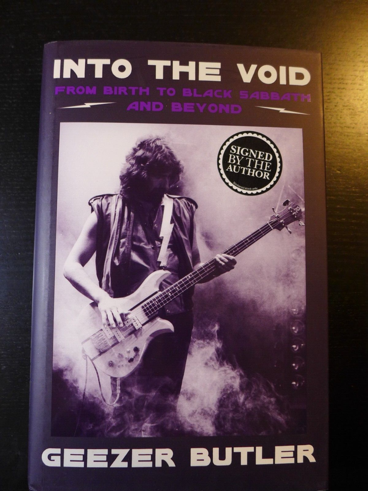 GEEZER BUTLER 🎸BLACK SABBATH 🎸AUTOGRAPHED🎸 "INTO THE VOID" NEW SIGNED ...