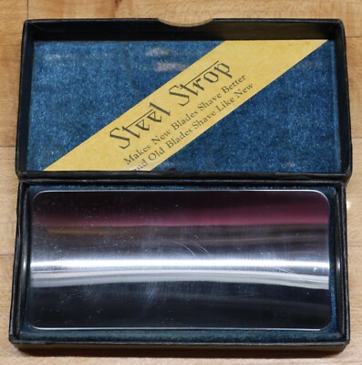 Vintage "Steel Strop" Safety Razor Blade Stropper / Hone - Detroit ...