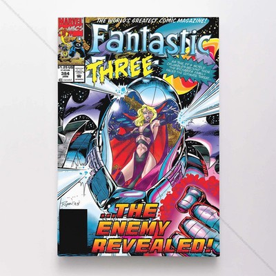 Fantastic Four #384 Poster Canvas F4 Marvel Comic Book Art Print | eBay