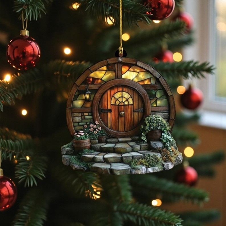 Hobbit Door Ornament Christmas House Miniature | eBay