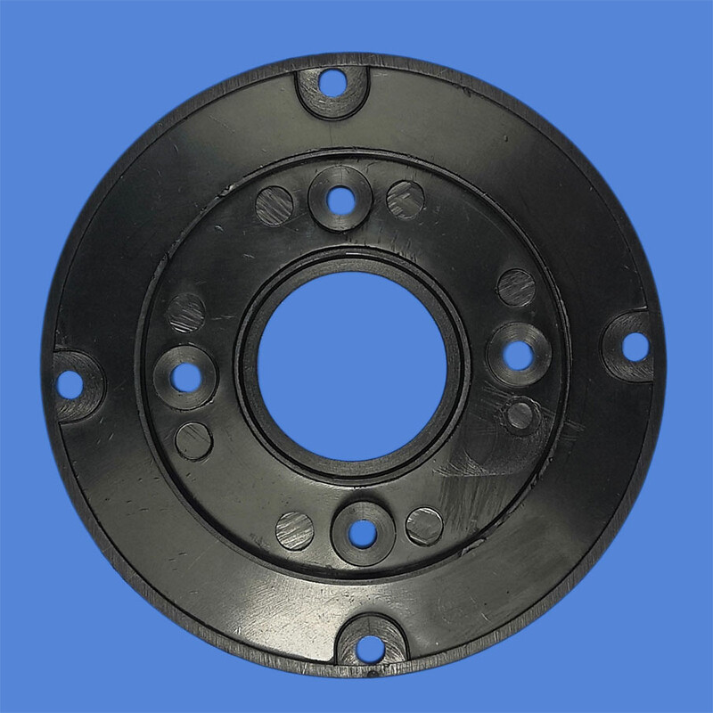 2x 99mm ABS Speaker Tweeter Cover Panel Decorative Circle Fixed Plate ...