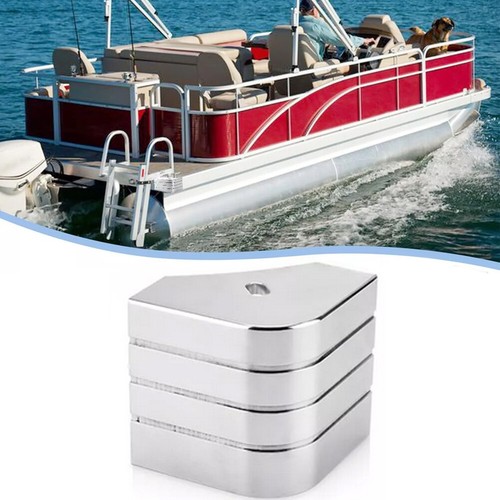 Aluminum Deck Corner Pontoon Corner Cap for 90° Rounded Corner Pontoon ...