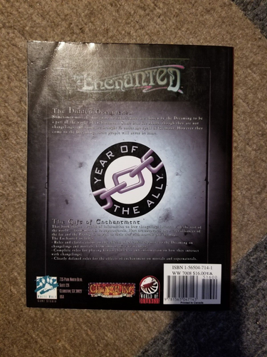 Enchanted by Steve Kenson (1997, Trade Paperback) for Changeling ...