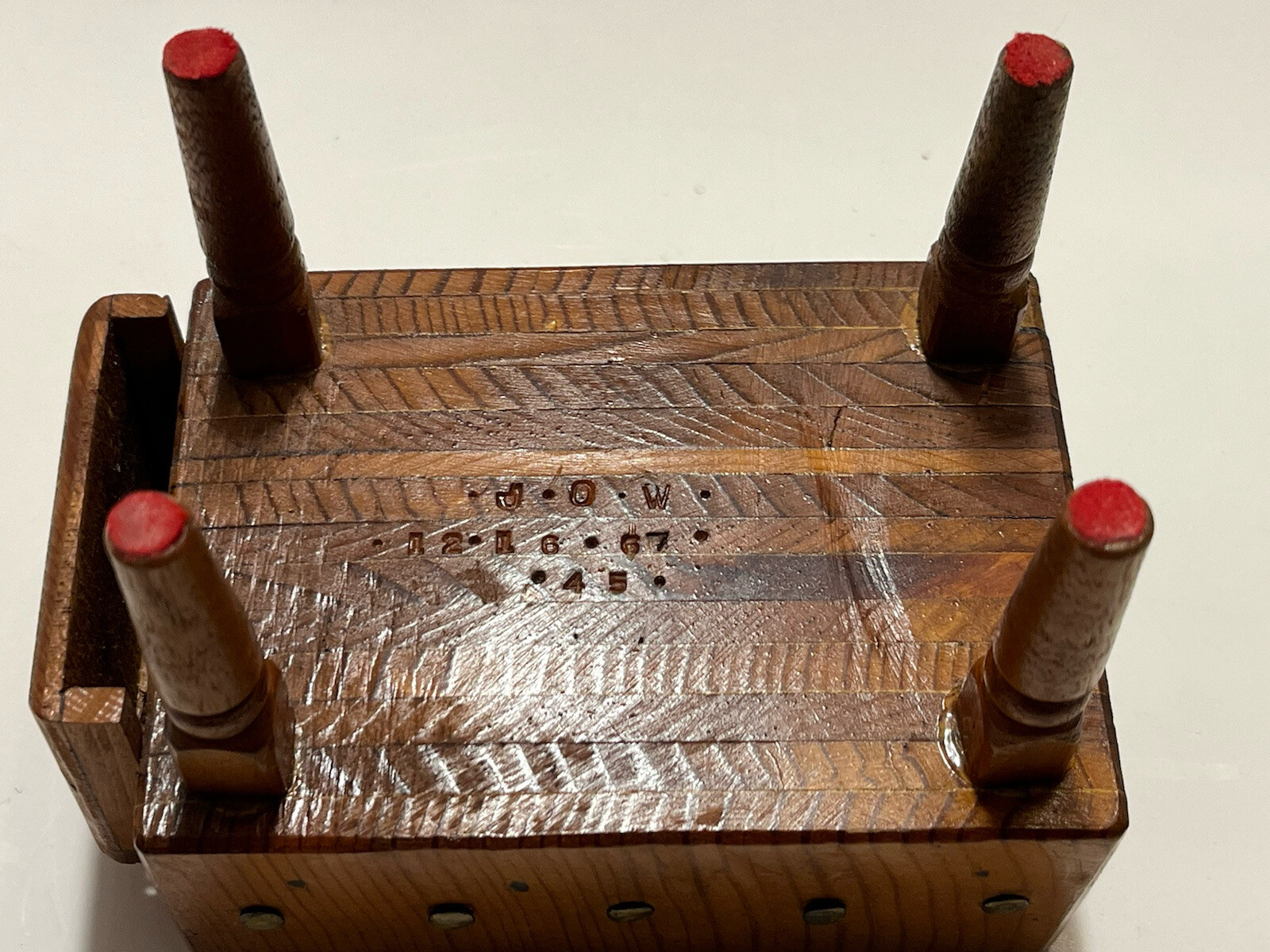 Vintage Salesman Sample Miniature Butcher Block | eBay