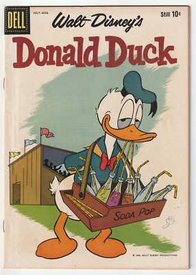 Donald Duck number 66, July to August 1959, Dell, Uncle Scrooge, Mickey ...
