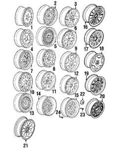 BMW 36121116326 GENUINE OEM VALVE STEM | eBay
