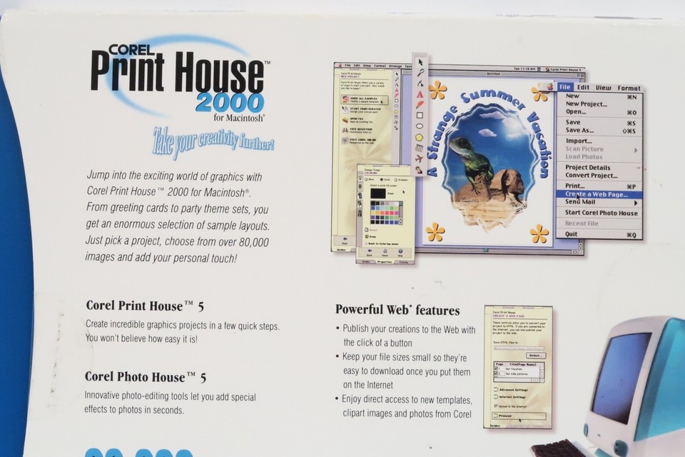 COREL PRINT HOUSE 2000 SOFTWARE FOR MACINTOSH | eBay