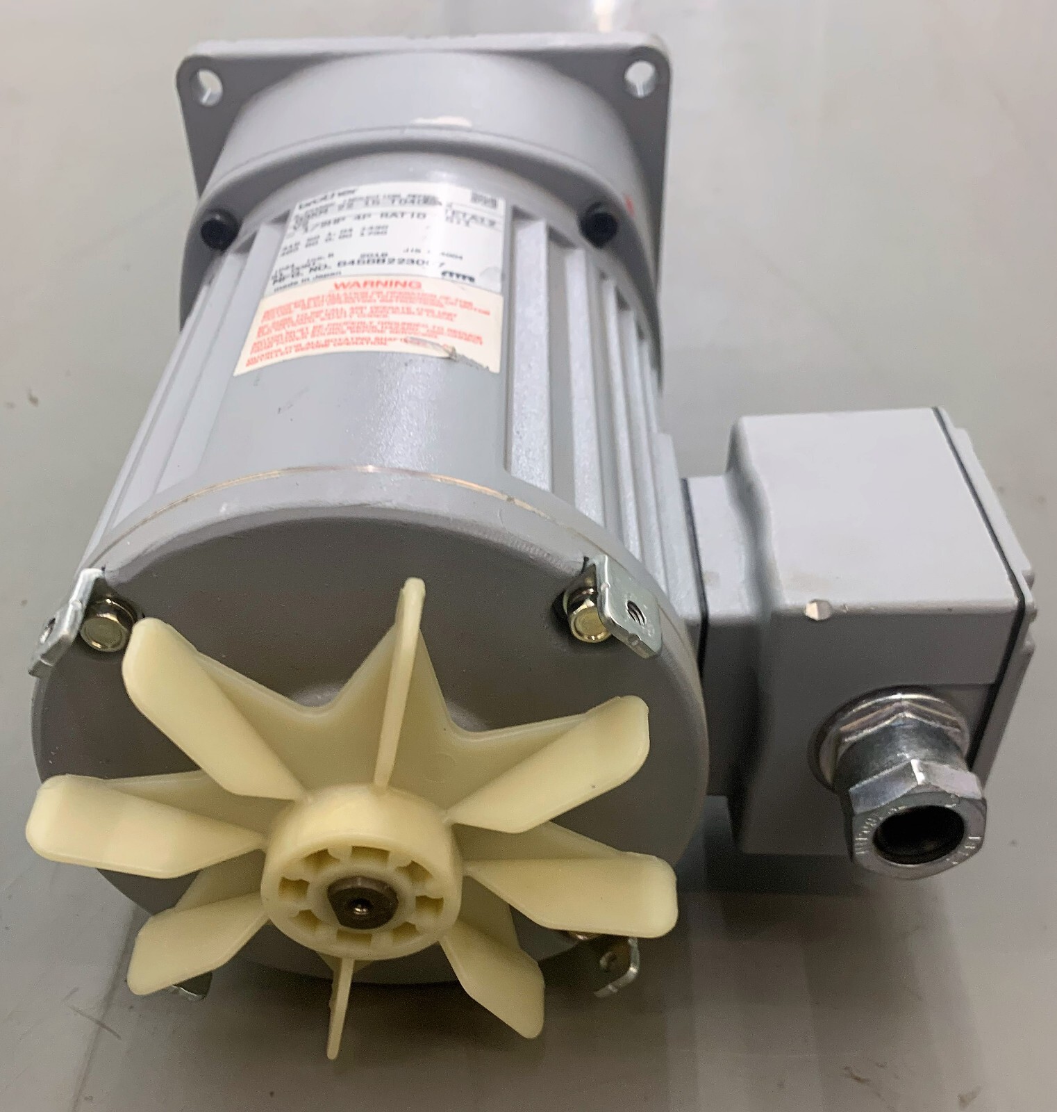BROTHER G3KM-22-15-T040WAX 3-PH INDUCTION GEAR MOTOR 415/460V 1/2HP 15: ...